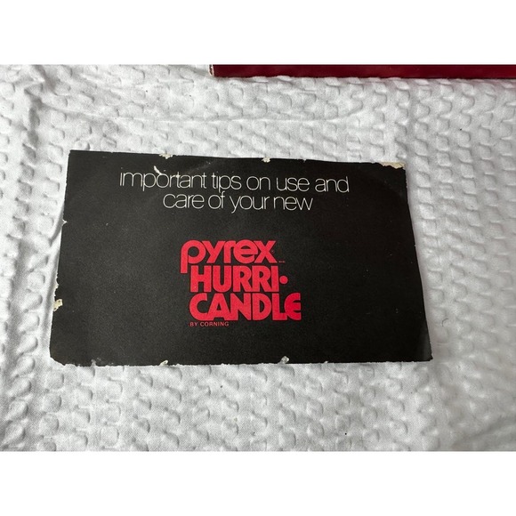 Pyrex | Accents | One Vintage Pyrex 15 Hurricane Candle Holder ...